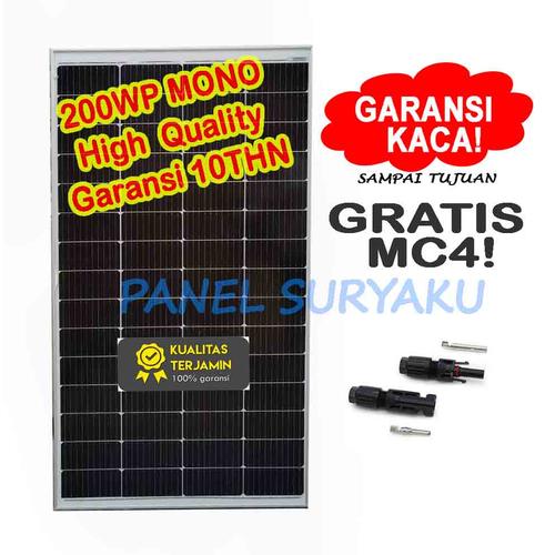 Jual Solar Panel Surya 200wp Mono Solar Cell 200wp Mono HQ - Jakarta ...