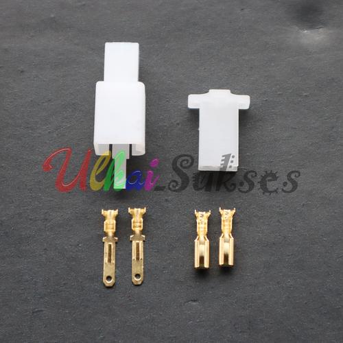 Jual Socket Konektor 2 Pin Mini + Skun Male Female - Soket Sambungan ...