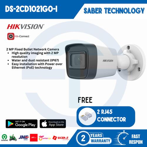 Jual HIKVISION DS-2CD1021G0-I 2MP H.265 EXIR POE BULLET OUTDOOR IP CAMERA - Jakarta Pusat ...
