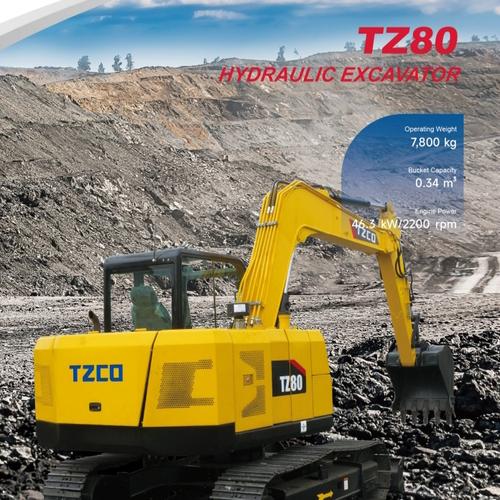Jual EXCAVATOR TZCO TZ80 EXCAVATOR PC80 WEIGHT 8 TON - Kota Tangerang ...