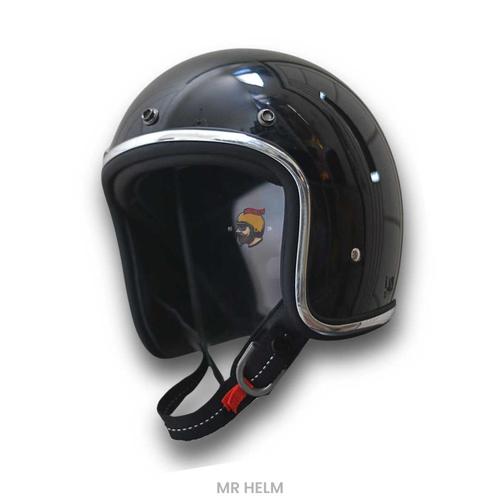 Jual HELM RETRO SLIMHEAD LUBRO TT & CO LIST CHROME SNI (MR HELM ...