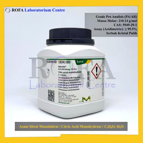 Jual Asam Sitrat Monohidrat / Citric Acid Monohydrate / C6H8O7.H2O Pro ...