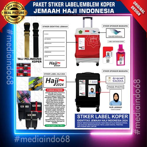Jual STIKER LABEL KOPER & TAS JEMAAH HAJI dan UMROH - TALI KOPER ...