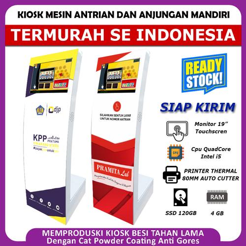 Jual Mesin Antrian Kiosk Touchscreen 19" Terjangkau - Standar, Ada ...