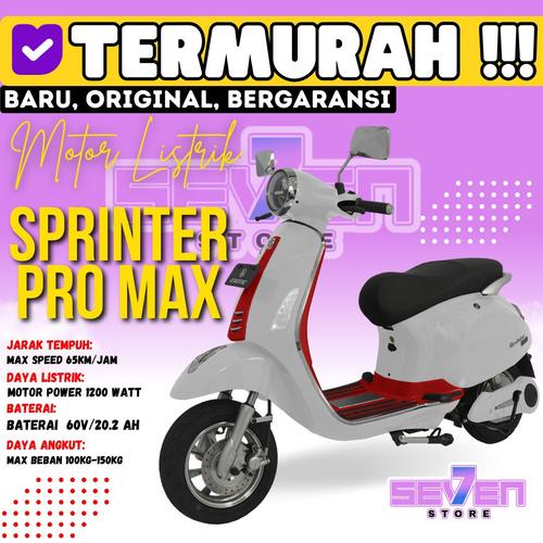 Jual Motor Listrik Vespa Listrik Exotic Sprinter Pro Max Promax Pacific ...
