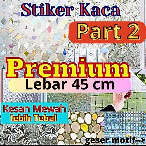 Jual STICKER WALLPAPER WALPAPER STIKER KACA 45 CM PREMIUM 3D FILM PINTU ...
