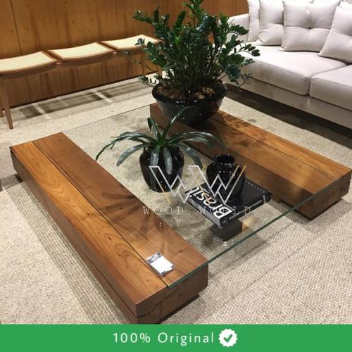 Jual Meja Tamu Model Balok Solid - Kab. Jepara - WOODWORLD_ | Tokopedia