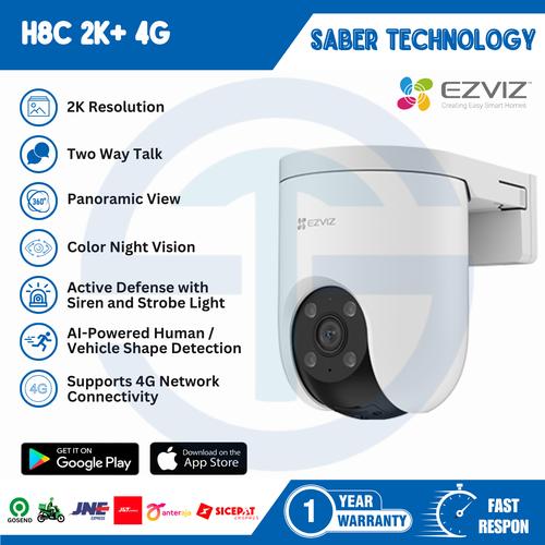 Jual Ezviz H8c 4G 2K+ Outdoor CCTV Pan & Tilt Wifi IP Camera Auto ...