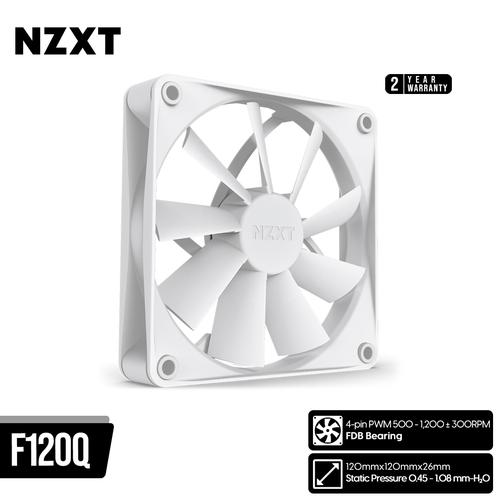 Jual NZXT F120Q Quiet Airflow PWM Fan - Putih - Jakarta Pusat - NZXT ...