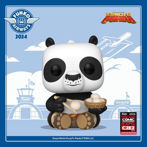 Jual ORIGINAL Funko Pop Kung Fu Panda Po C2E2 2024 Expo Kungfu Bakpao ...