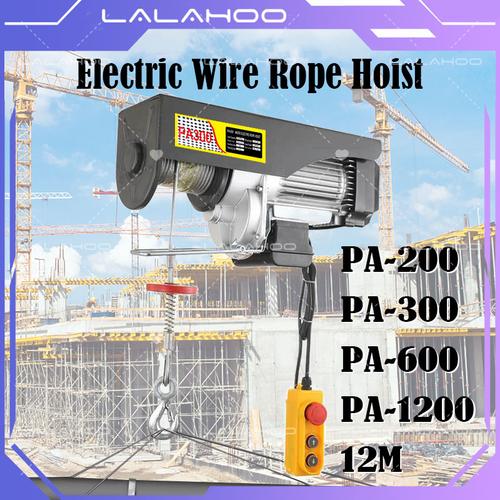 Promo Mesin Derek Katrol Elektrik Listrik Hoist Angkut Besi Baja PA-200 ...