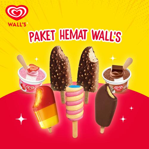 Promo Paket Hemat Wall's - Es Krim/Ice Cream Wall's - PAKET HEMAT A ...