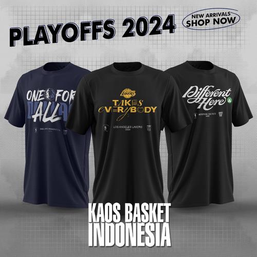 Jual Tshirt Baju Kaos Basket NBA Playoffs Mantra Collection 2024 ...