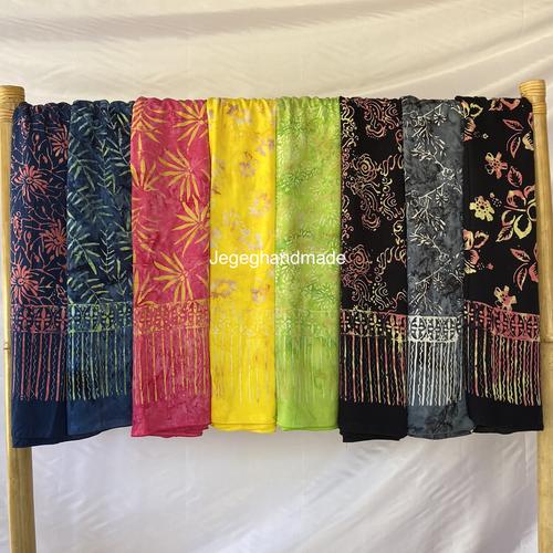 Jual Kain Bali Tebal Tanpa Rumbai | Kain Pantai Bali | Kain Batik Stamp ...