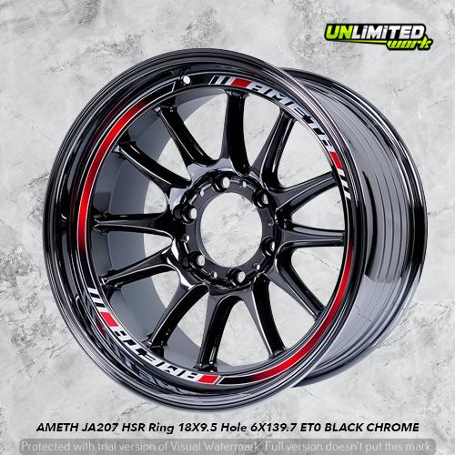 Jual Velg Mobil Warna Black Chrome R18 Buat Pajero, Fortuner, Hilux Dc ...