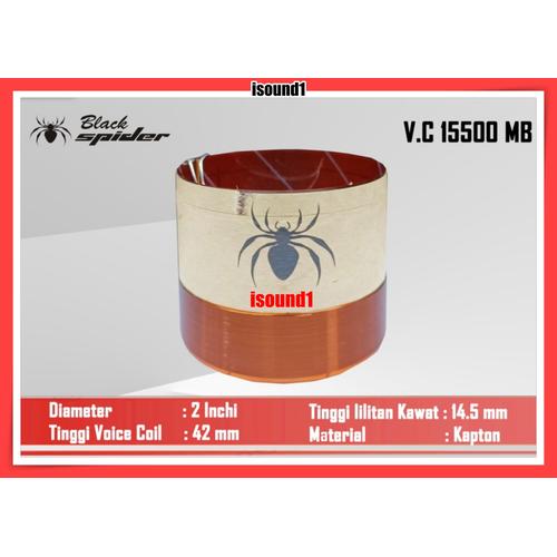 Jual SPULL VOICE COIL SPEAKER 15 INCH BLACK SPIDER SPUL TYPE 15500 MB ...
