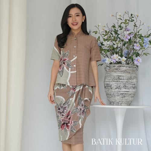 Jual Batik Kultur Set - BQT & DLDS - Blooming Flowers in The Sky Light ...