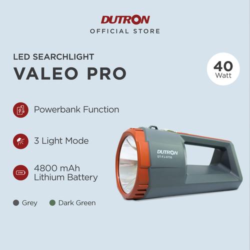 Promo Senter Tangan Jumbo DUTRON Searchlight 40 Watt + 20 Watt - Abu ...