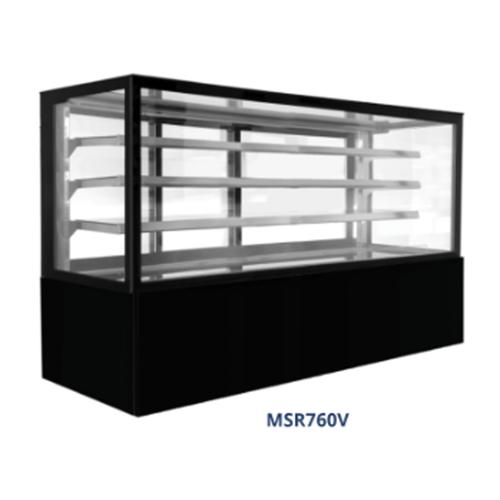 Jual Gea MSR760V Rectangular Cake Showcase Black / Pemajang & Pendingin ...