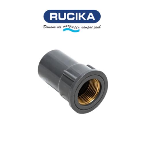 Jual FITTING PIPA PVC MERK RUCIKA FAUCET SOCKET WITH METAL / SOCK DRAT ...