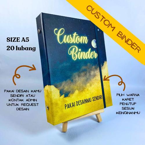 Jual CUSTOM BINDER Leon Paperworks A5 20 Lubang - Tanpa Karet - Kab ...