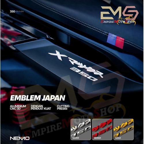 Jual Emblem Logo Sticker New Xmax 250 Connected Xmax250 Tulisan Japan ...