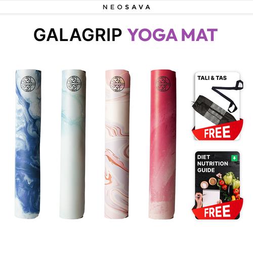 Jual NEOSAVA Galagrip Matras Yoga Karet 5mm Anti Slip PU Natural Rubber ...