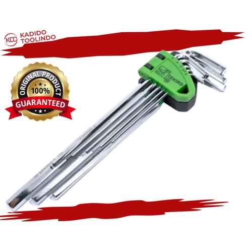 Jual Tekiro Kunci L Panjang Hex Key Long Size Mili Atau Inch - Kab ...