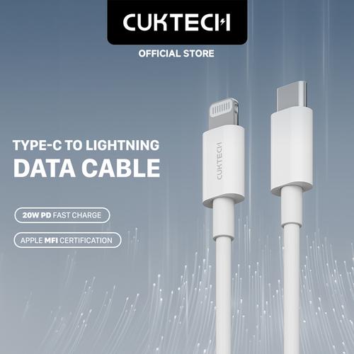 Promo CUKTECH KABEL DATA TYPE C TO LIGHTNING MFI CHARGING CABLE PD20W ...