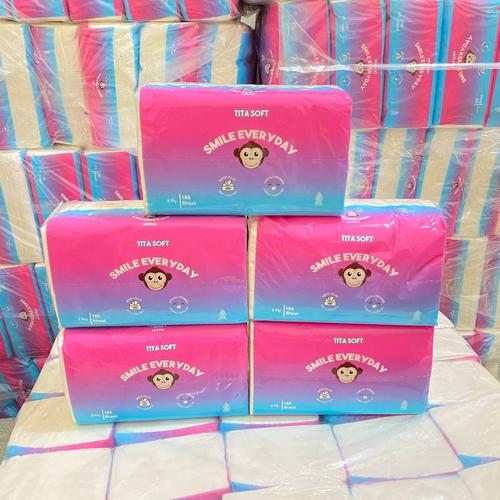Promo 8 Pack Tisu Wajah Facial Tissue 180 Sheet 2 Ply - Tita - 5 Pack ...