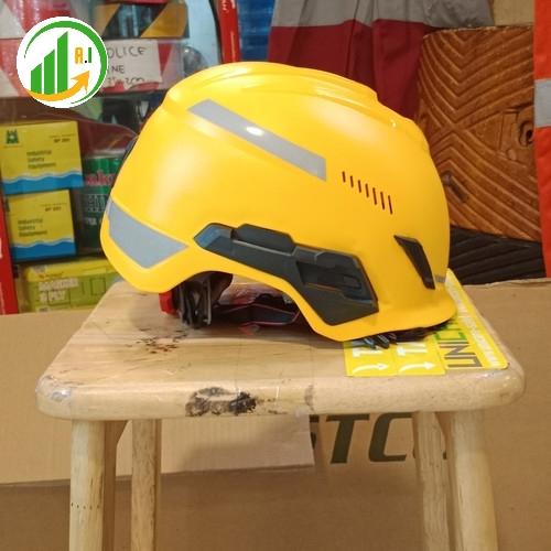 Jual MSA HI SAFETY HELMET CLIMBING KUNING / HELM SAFETY MSA TRIVENT ...