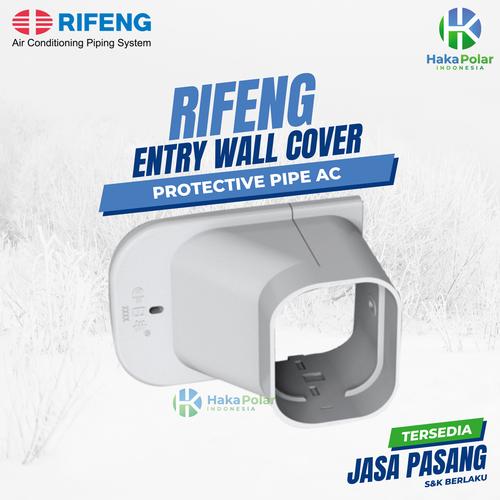 Jual Entry Wall Cover Protective Pipe AC Putih (bagian dalam dinding ...