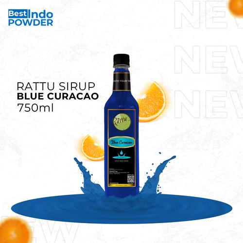 Jual SIRUP BLUE CURACAO / SYRUP BLUE CURACAO RATTU BEVERAGE 750ml - Kab ...
