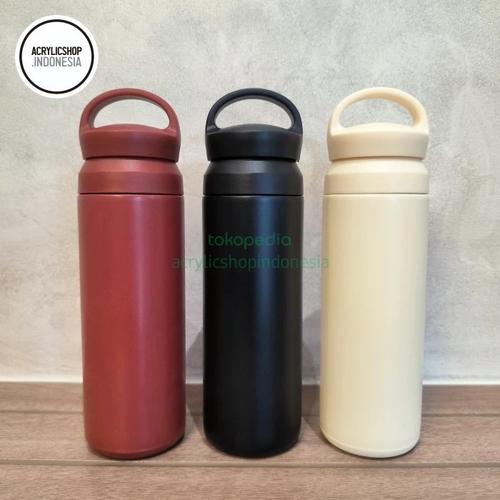 Jual Tumbler Travel 500ml - Botol Minum Stainless Sporty warna Hitam ...