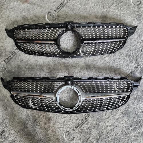 Jual GRILL DIAMOND MERCEDES BENZ W205 FACELIFT C200 C250 C300 19-ON ...