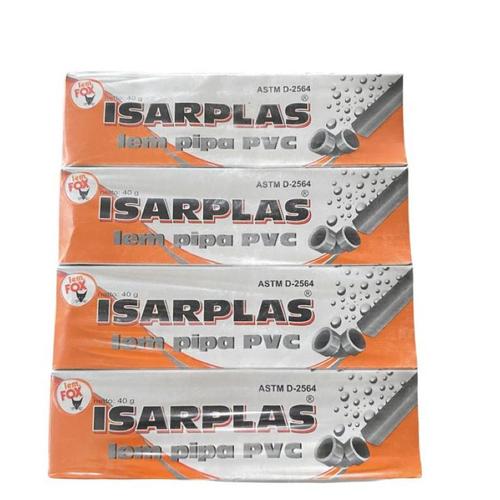 Jual LEM PVC KEMASAN BARU /LEM PIPA ISARplas 40gr isi 12pcs - Jakarta ...