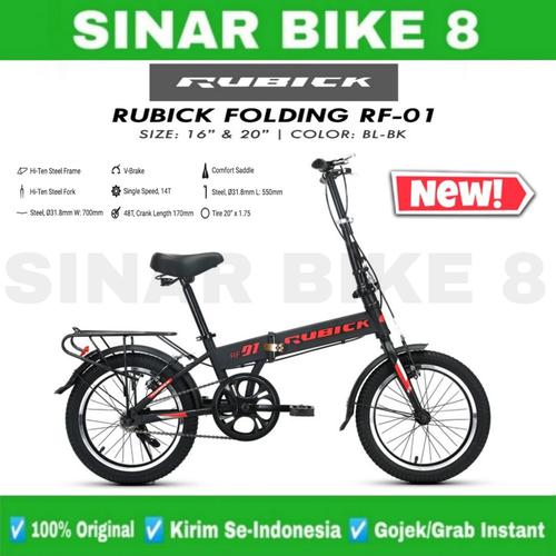 Jual Sepeda Lipat RUBICK RF 01 Ukuran 16 & 20 Inch Boncengan 7 Speed ...