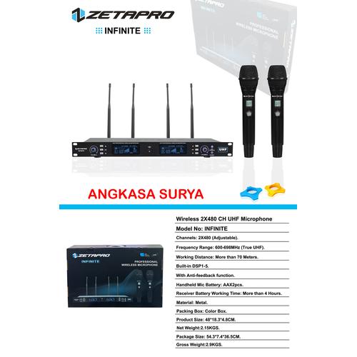 Jual Mic Wireless Zetapro Infinite Original Handle / Microphone ...