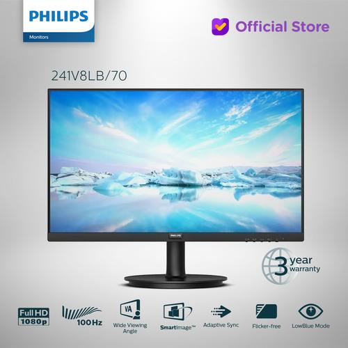 Jual MONITOR LED PHILIPS 241V8LB 24" VA 100Hz FHD HDMI / PHILIPS 24 ...