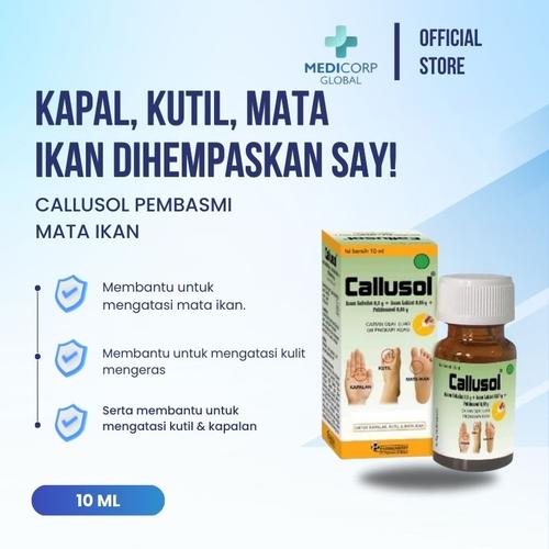 Jual Callusol / calusol obat kutil mata ikan kapalan penebalan kulit 10 ...
