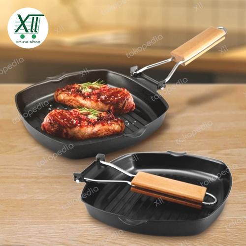 Jual MASPION YASUKi GRiLL PAN 28 Cm Wajan Panggangan Kotak Lipat - Kota ...