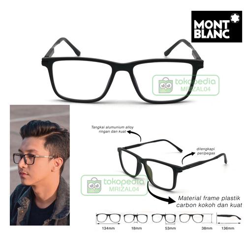 Jual kacamata pria progresif photocromic double focus untuk jalan dan baca - Hitam Silver Df, CR ...