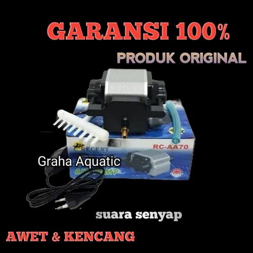 Jual BLOWER/MESIN AERATOR KOLAM TAMBAK RC AA70, HIKARI,RECENT,AQUAMAN ...