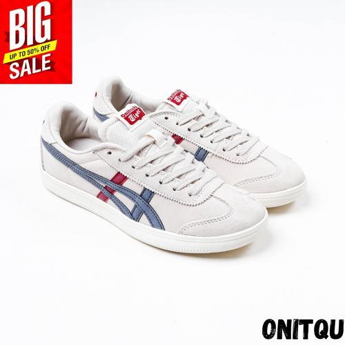 Jual Sepatu ONIT TIGER Tokuten "GREY RED" Original FREEPAPERBAG - 37 ...