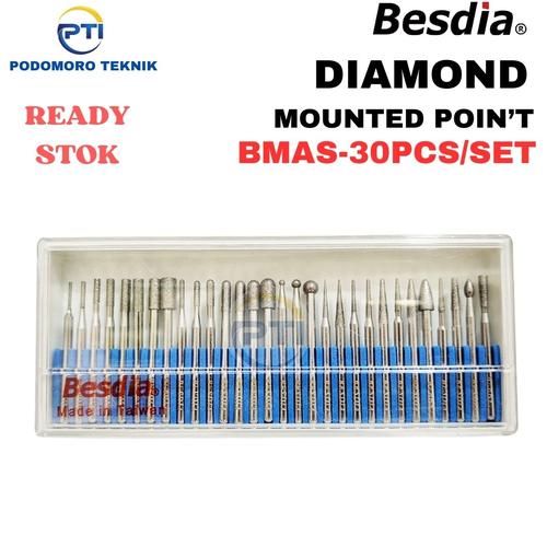 Jual Diamond Mounted Point Merk Besdia BMAS-30 Diamond Mounted Point ...