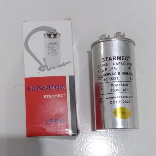 Jual CAPASITOR STARMEC / KAPASITOR STARMEC AC 40 UF 450VAC 50/60 Hz ...