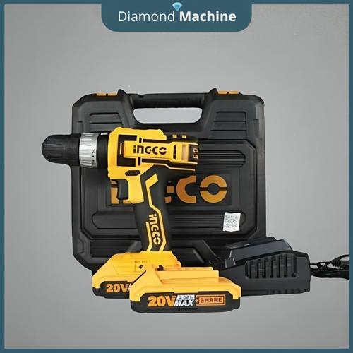 Jual CIDLI200215 Cordless Impact Drill Bor Baterai Beton 10mm 20V Set ...