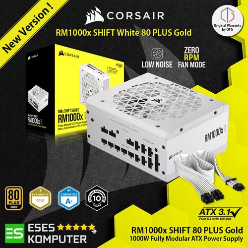 Promo PSU Corsair RM1000x SHIFT White 1000W 80 Plus Gold Full Modular ...