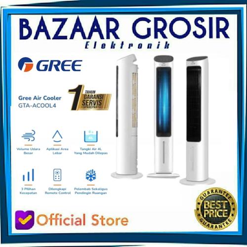 Jual GREE TOWER FAN AIR COOLER 4L GTA-ACOOL4 (PUTIH)/ FTA-ACOOL4 (HITAM ...