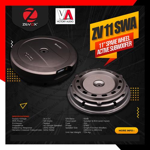 Jual Subwoofer Aktif Ban Serep ZEVOX ZV 11 SWA 11 Inch Spare Wheel Active Subwoofer Built in ...